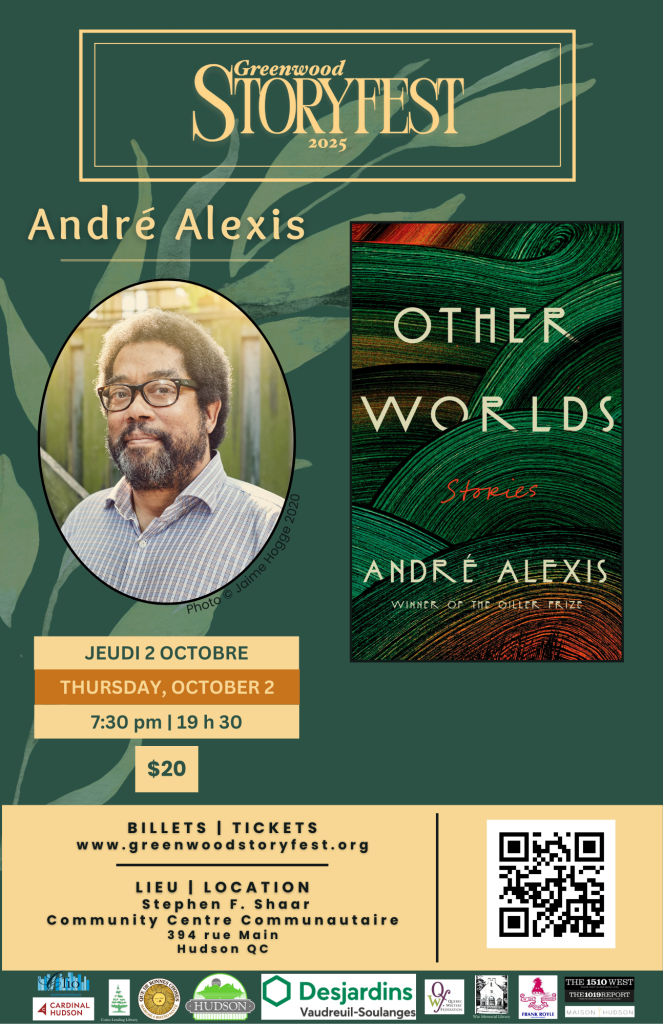 André Alexis Greenwood's StoryFest 2025 - Greenwood Centre